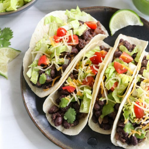 Black Bean Tacos - Detoxinista