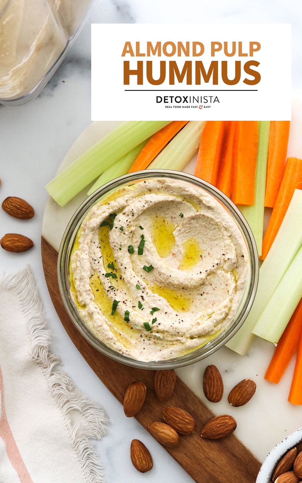 Almond Pulp Hummus - Detoxinista