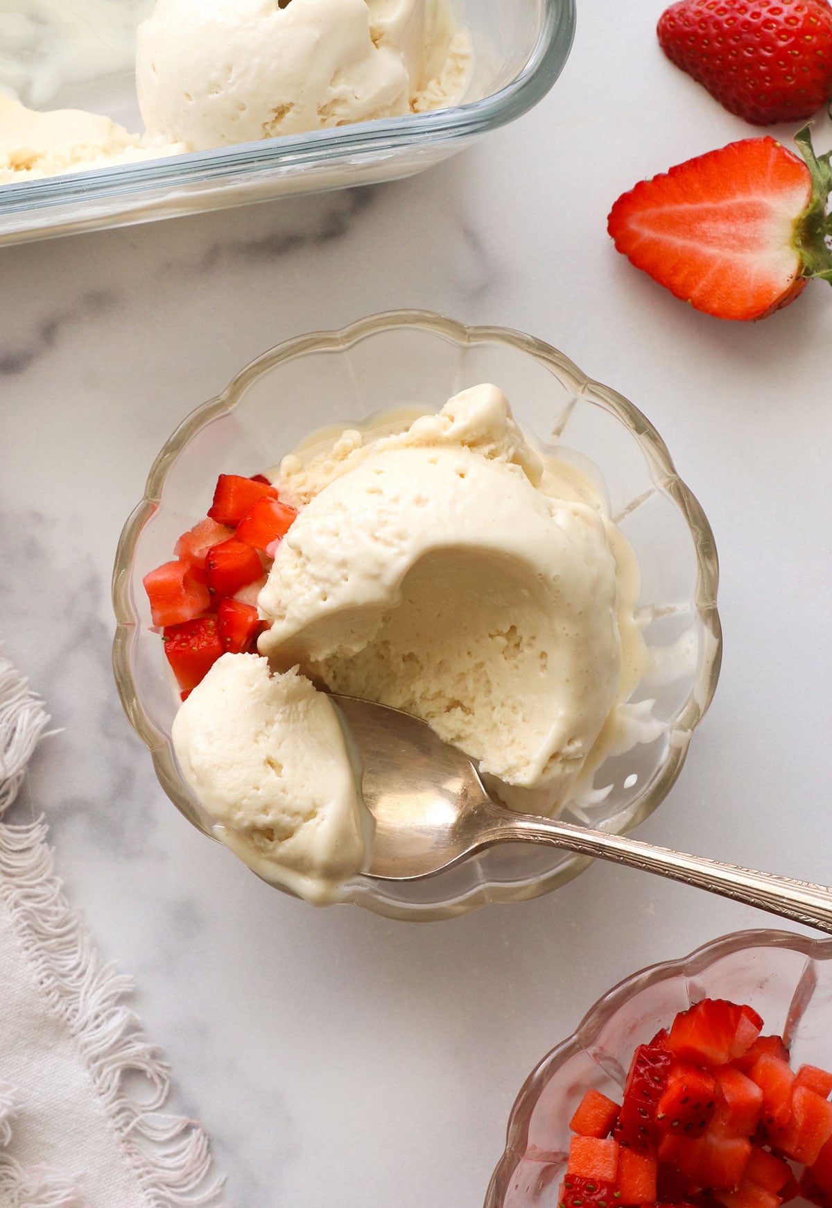 Cottage Cheese Ice Cream (Tastes Like Cheesecake!) - Detoxinista