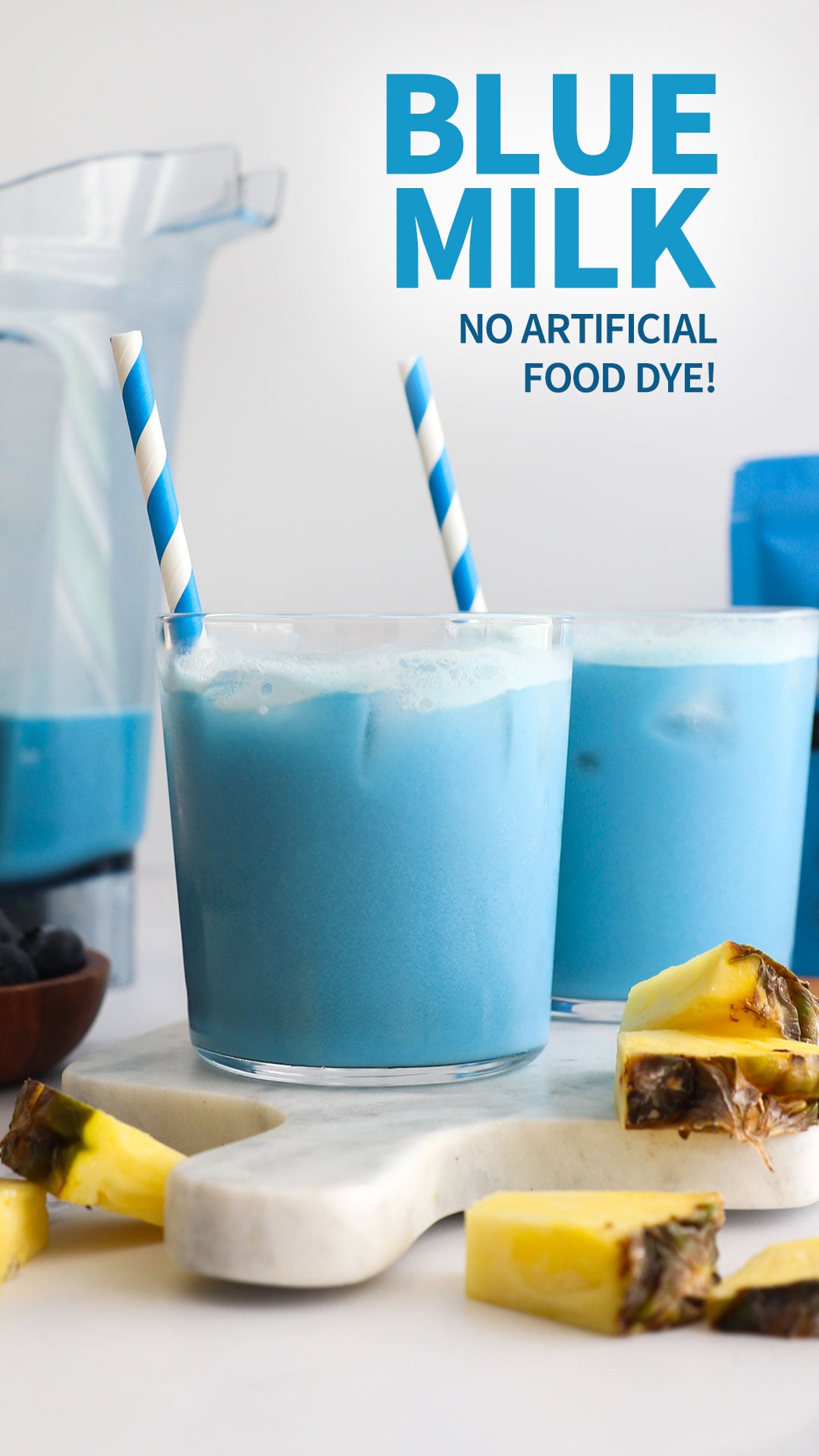 Blue Milk Recipe (Star Wars Inspired!) - Detoxinista
