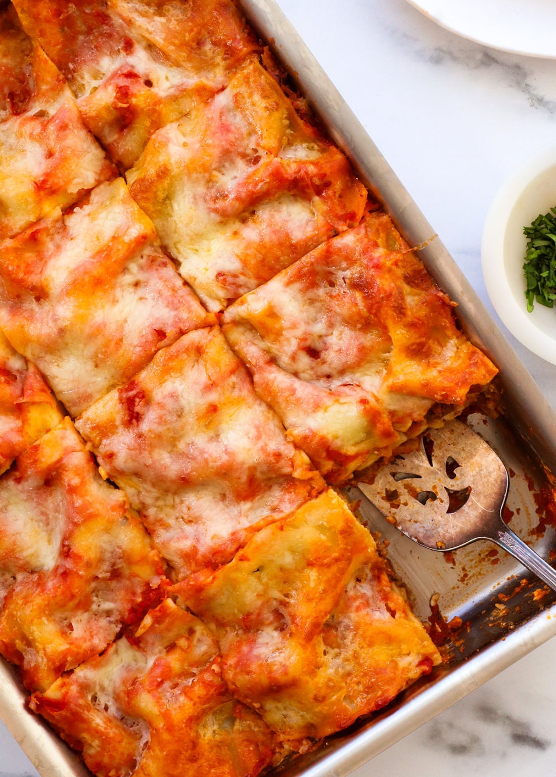 Lasagna Recipe with Cottage Cheese (and extra fiber!) - Detoxinista