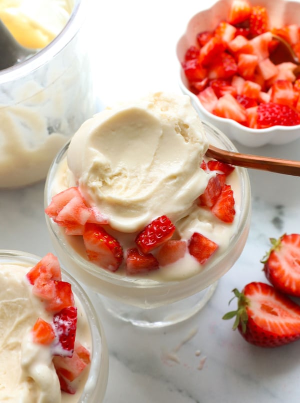 High-Protein Greek Yogurt Ice Cream - Detoxinista